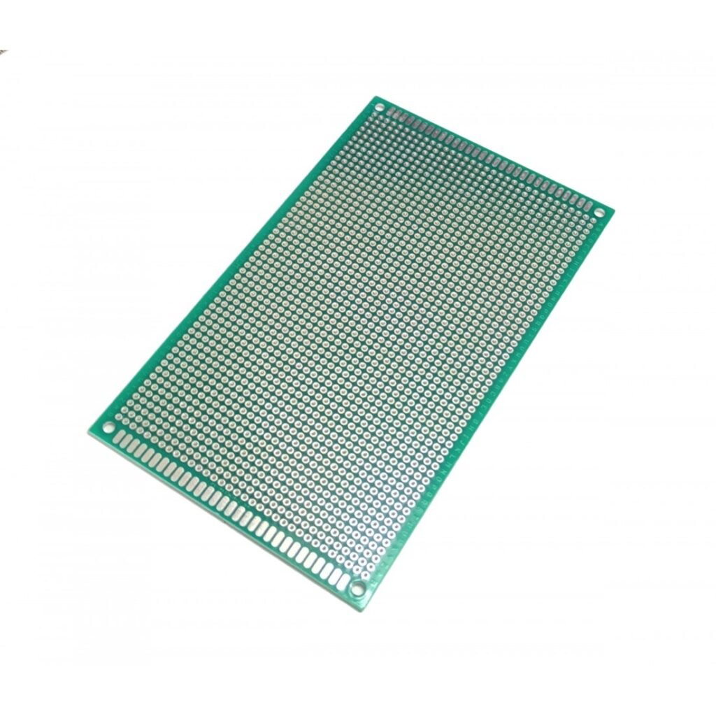 Universal PCB Zero PCB green 2.54mm hole pitch 9*15 cm - Robonixkart
